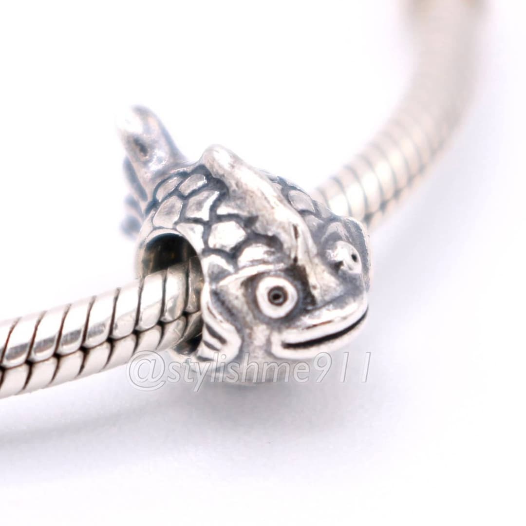 Authentic PANDORA Happy Fish Charm - Etsy