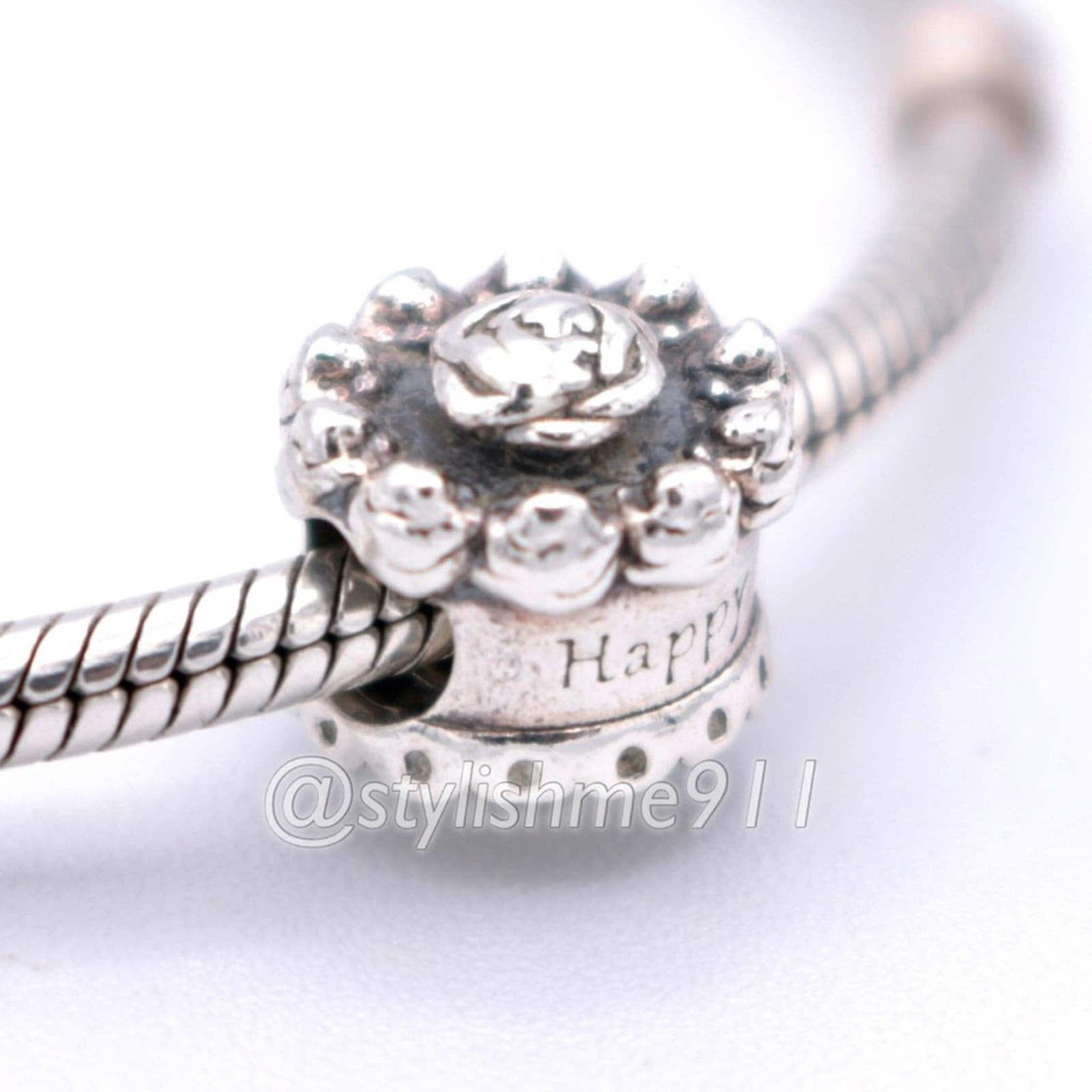 Authentic Pandora Happy Birthday Cake Charm 791289 - Etsy
