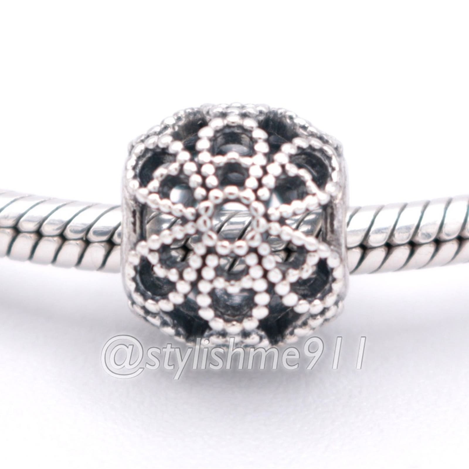 Beaded openwork charm store