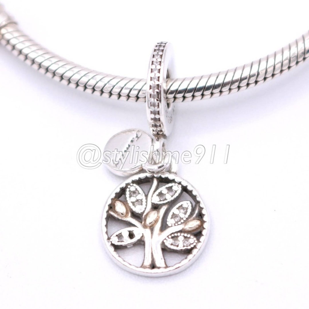 Authentic Pandora Family Heritage Tree Dangle Charm 791728CZ - Etsy