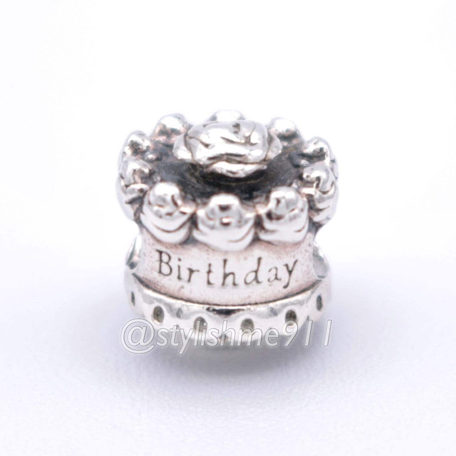 Authentic Pandora Happy Birthday Cake Charm 791289 - Etsy