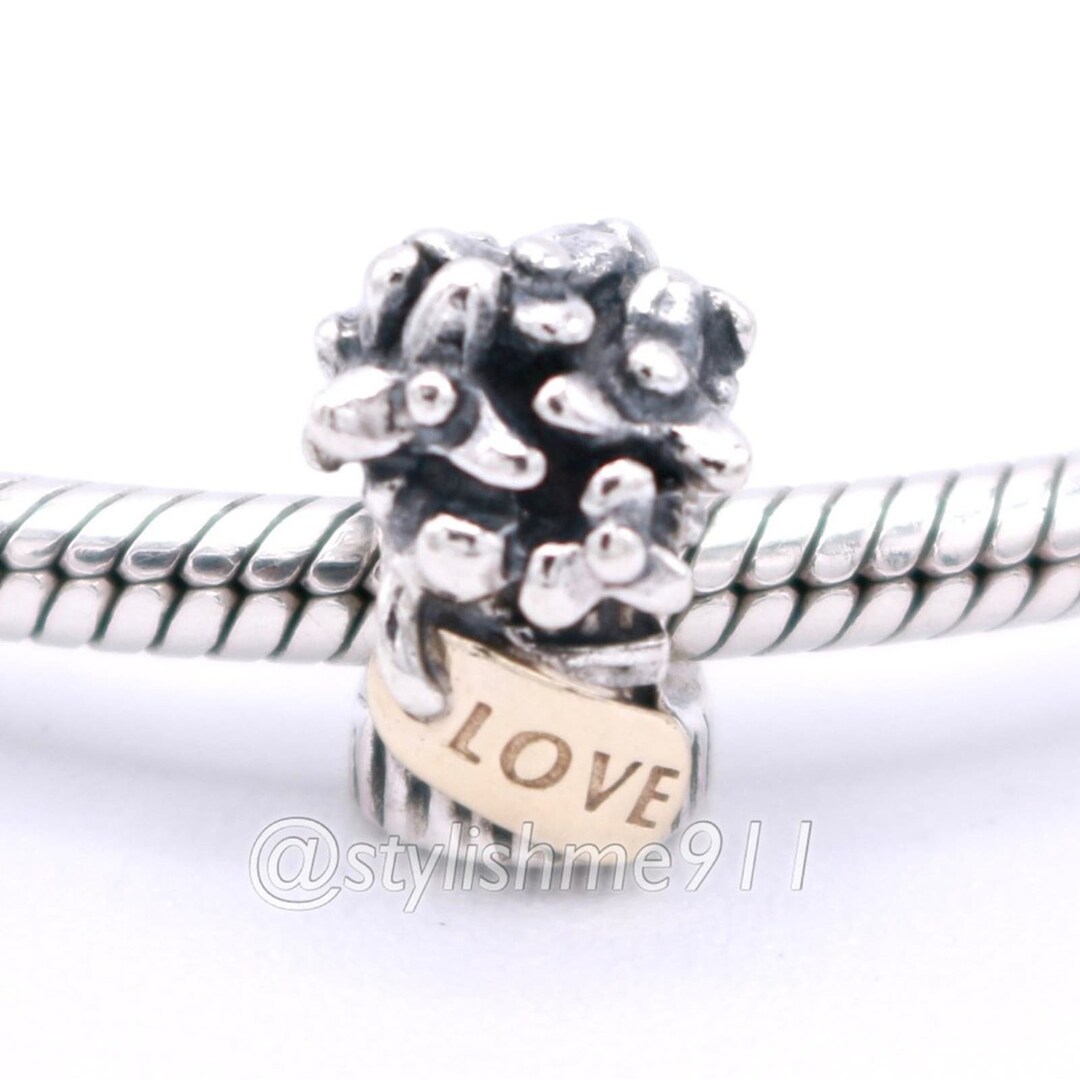 Authentic PANDORA Bouquet of Flowers Charm - 790441 - Etsy