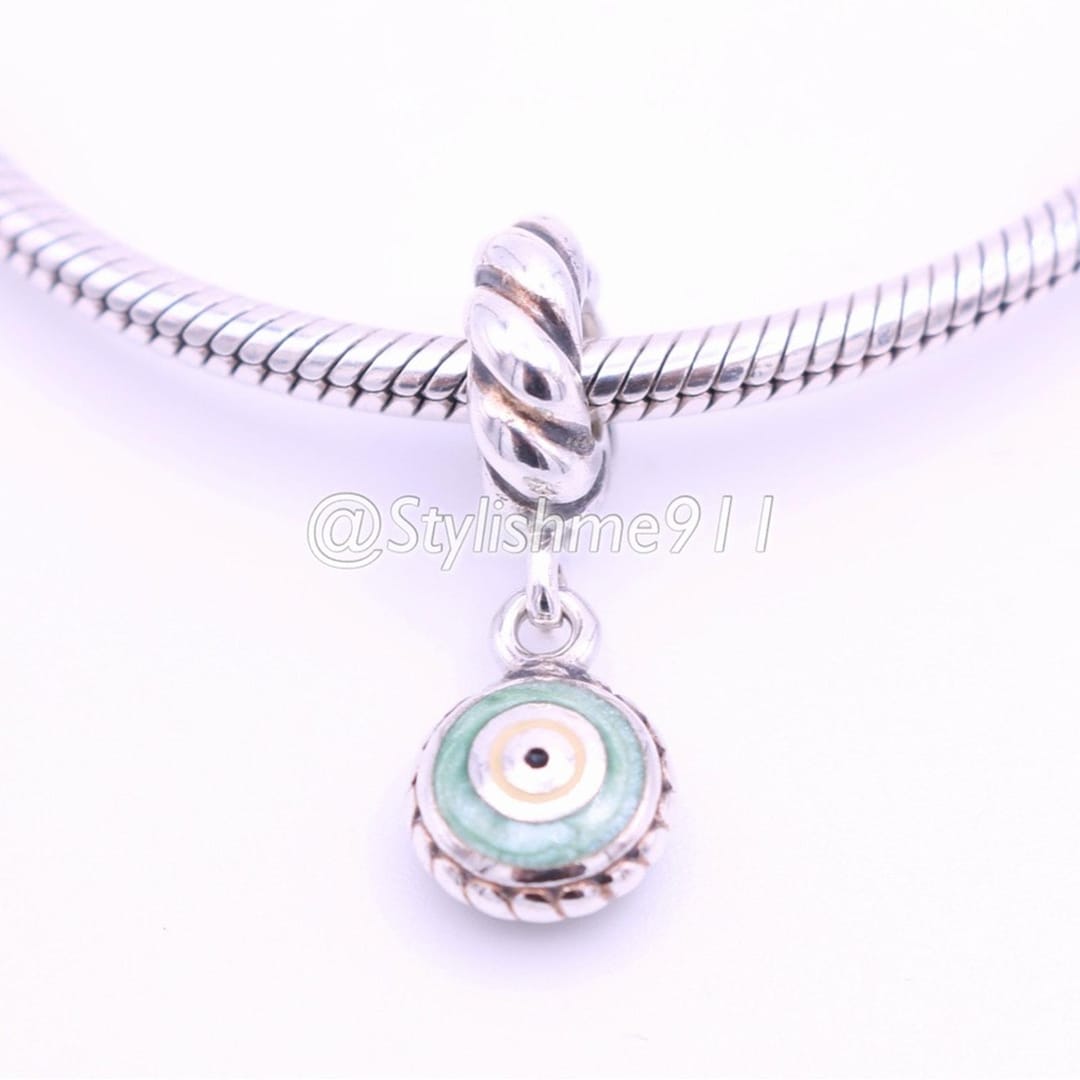 Authentic PANDORA Blue Eye Dangle - Etsy