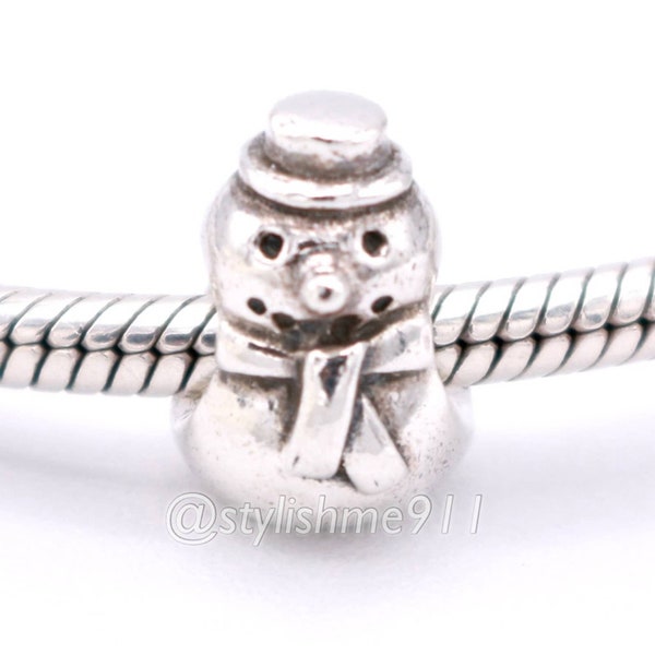 Pandora Snowman Charm - Etsy