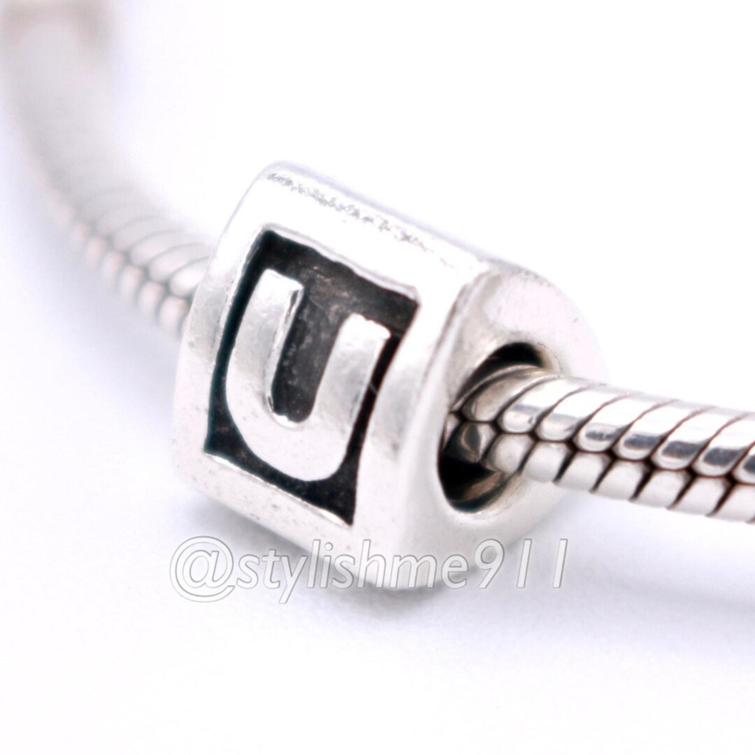 Authentic PANDORA Retired Alphabet Letter - U - 790323U - Etsy