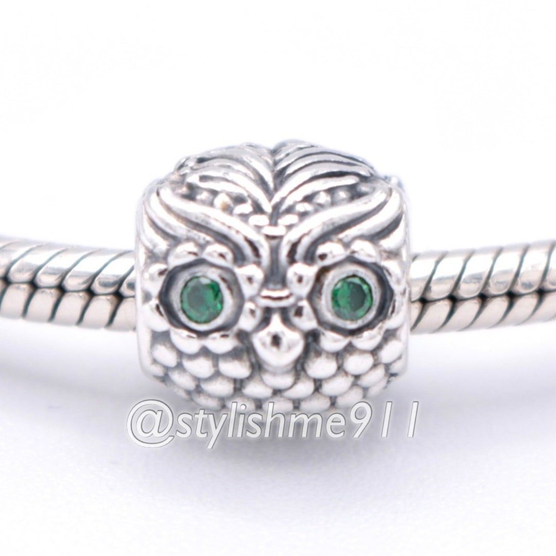 Authentic PANDORA the Wise Owl Charm - 791211CZN - Etsy UK