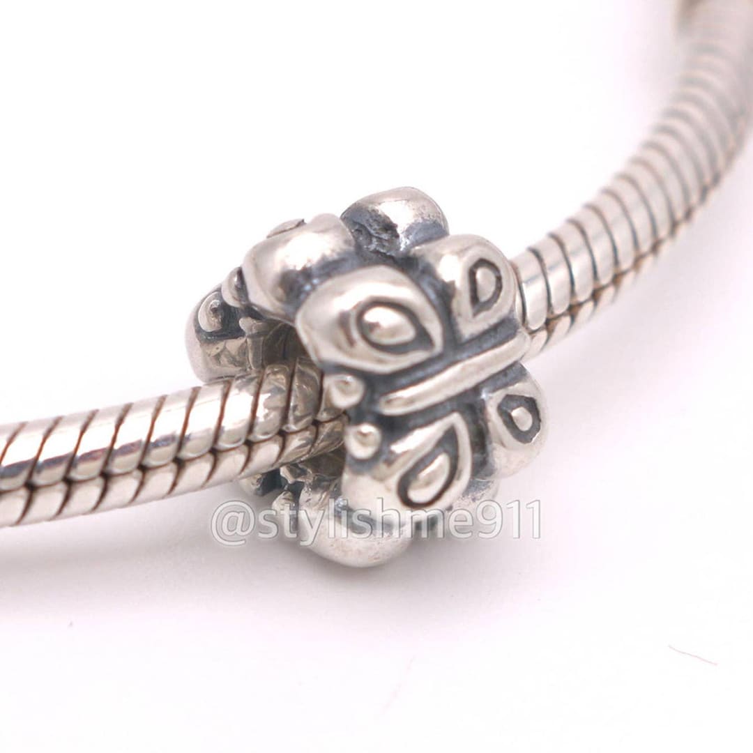 Authentic PANDORA Sterling Silver Three Sided Butterfly Charm - 790285 ...