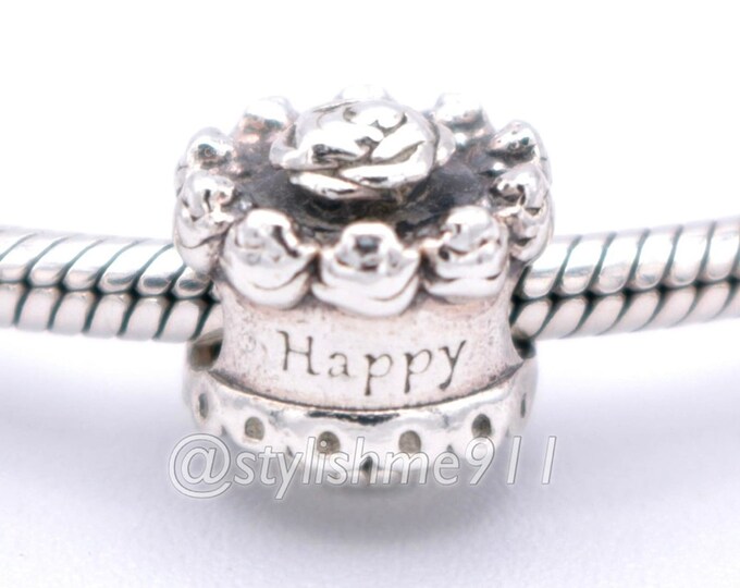 Authentic Pandora Happy Birthday Cake Charm - 791289 - Etsy