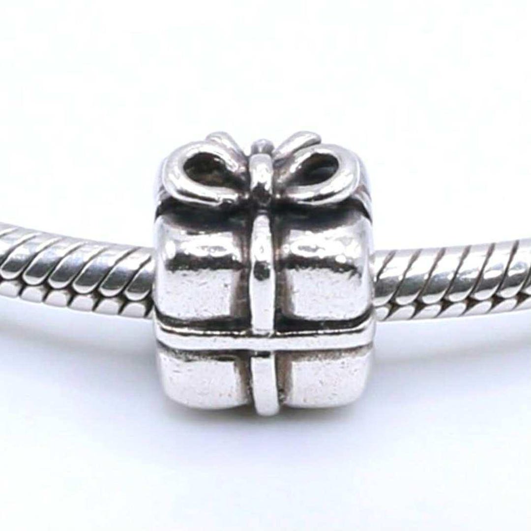 Authentic PANDORA Sterling Silver Present Charm - 790300 - Etsy