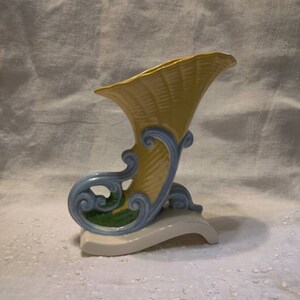 Cornucopia Vase,vintage Horn of Plenty Pottery Vase,ear of Corn Vase ...