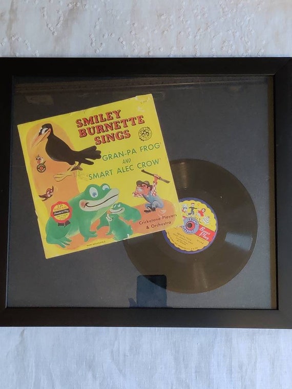 Smiley Burnette1953 Grandpa Frog Framed 45 Grandpa Frog - Etsy