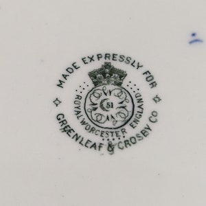 Andrew Jackson Plate, Greenleaf and Crosby Plate,blue and White Plate ...