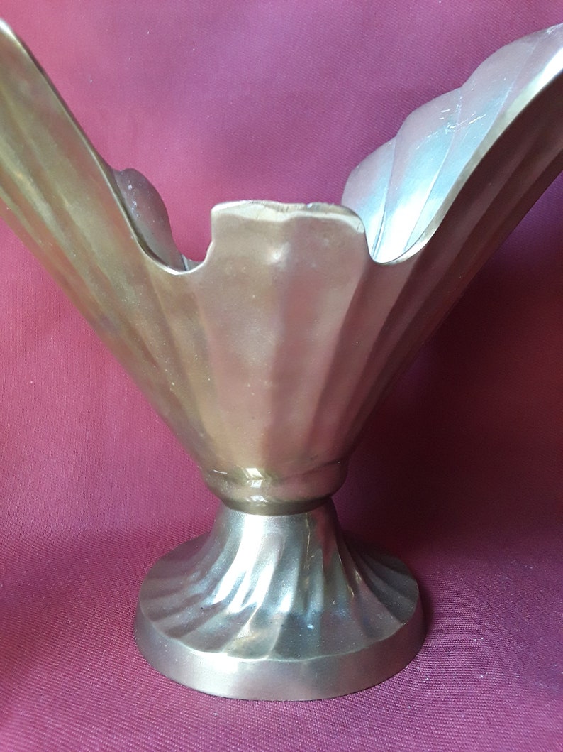 Vintage Brass Vase80s Brass Vase - Etsy