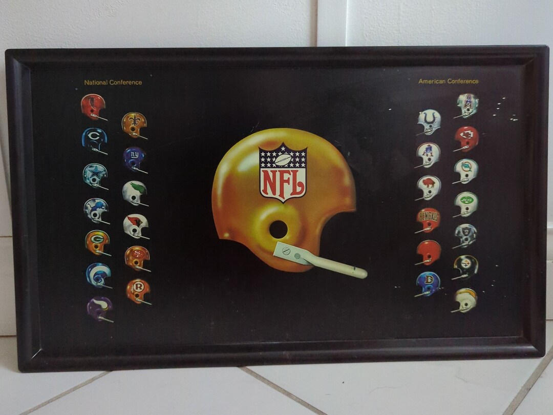 1971 NFL Serving Tray With 26 Team Logos - Etsy Australia