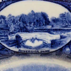 Andrew Jackson Plate, Greenleaf and Crosby Plate,blue and White Plate ...