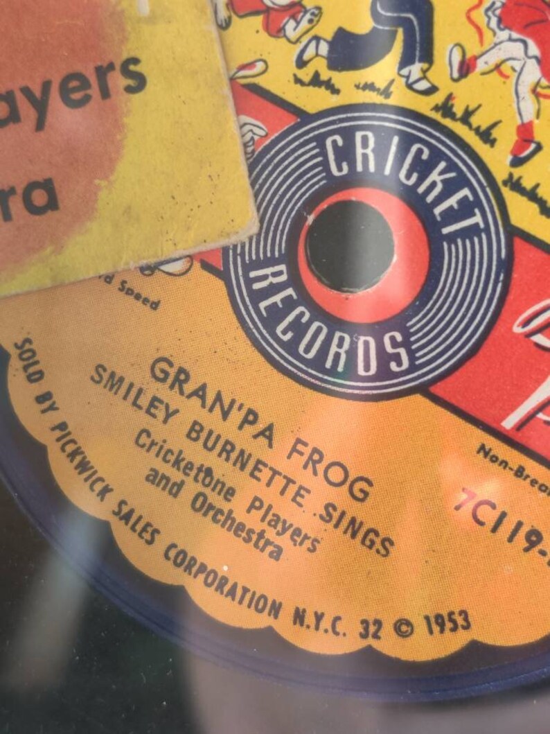 Smiley Burnette1953 Grandpa Frog Framed 45 Grandpa Frog - Etsy