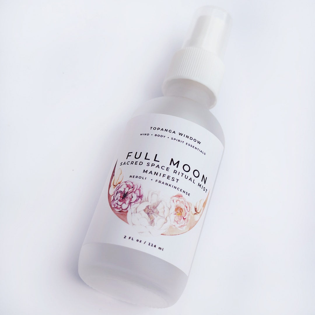 FULL MOON MIST /manifest/ Moon Water/ Frankincense / Ritual Spray ...
