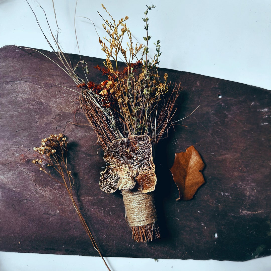 RUSTIC CINNAMON BROOM/ Fall Decor/ Mushroom / Besom Broom / New Home ...