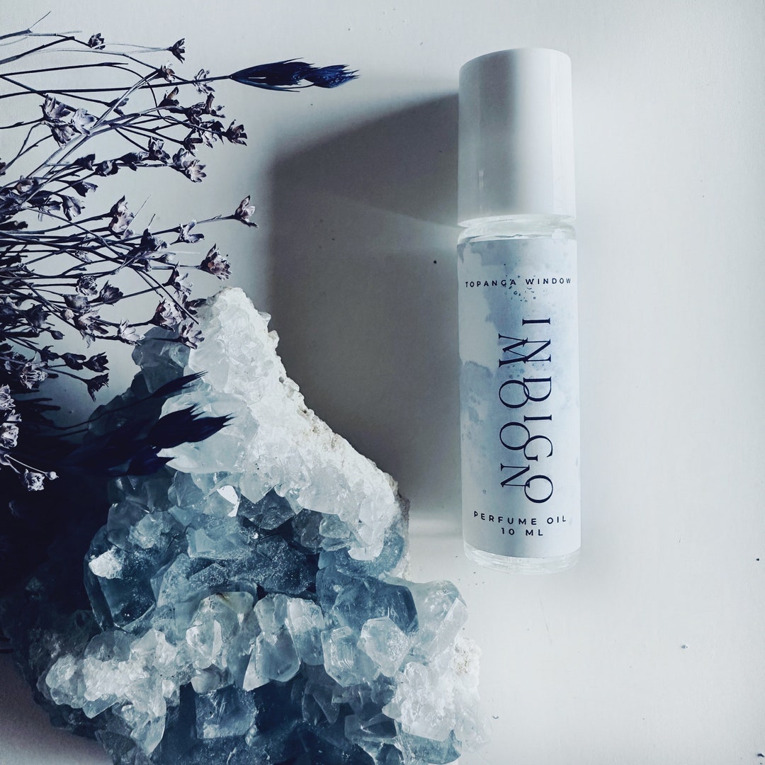INDIGO MOON PERFUME / Natural Perfume Oil Roll On/ Grounding - Etsy
