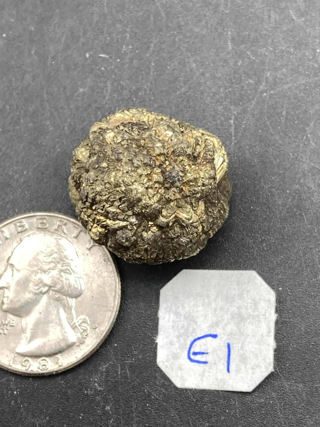 Pyrite After Marcasite Cluster E1 Pseudomorph From Pakistan - Etsy