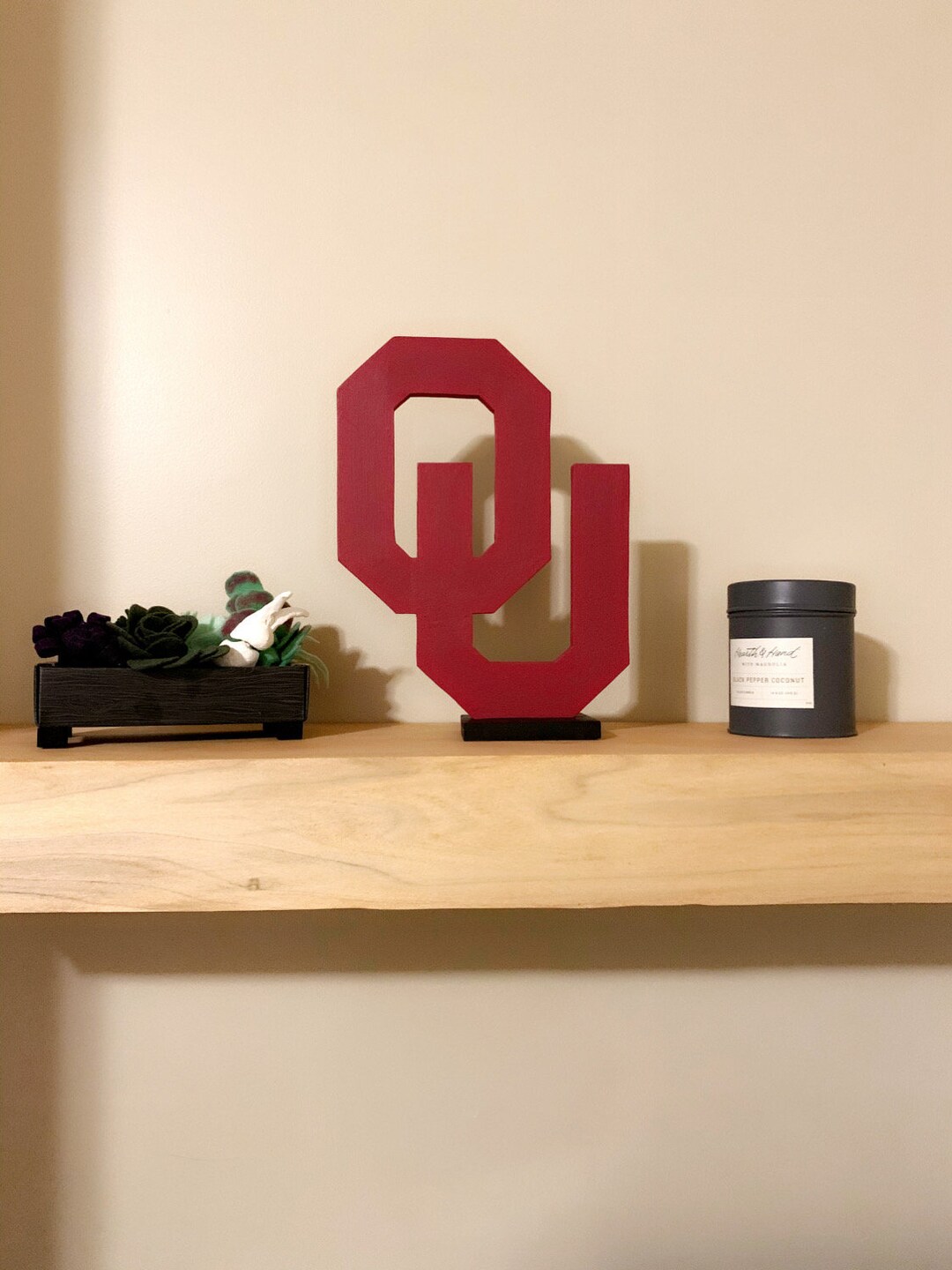 Oklahoma Sooners Football Sign/ OU Football Sign/ Oklahoma Boomer ...