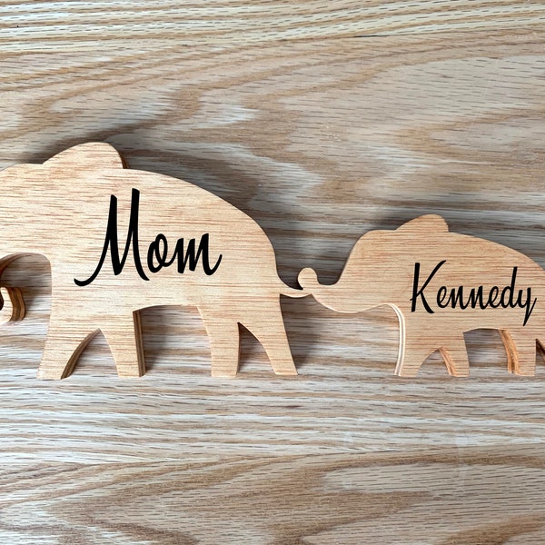 Elephant Wood Sign - Etsy