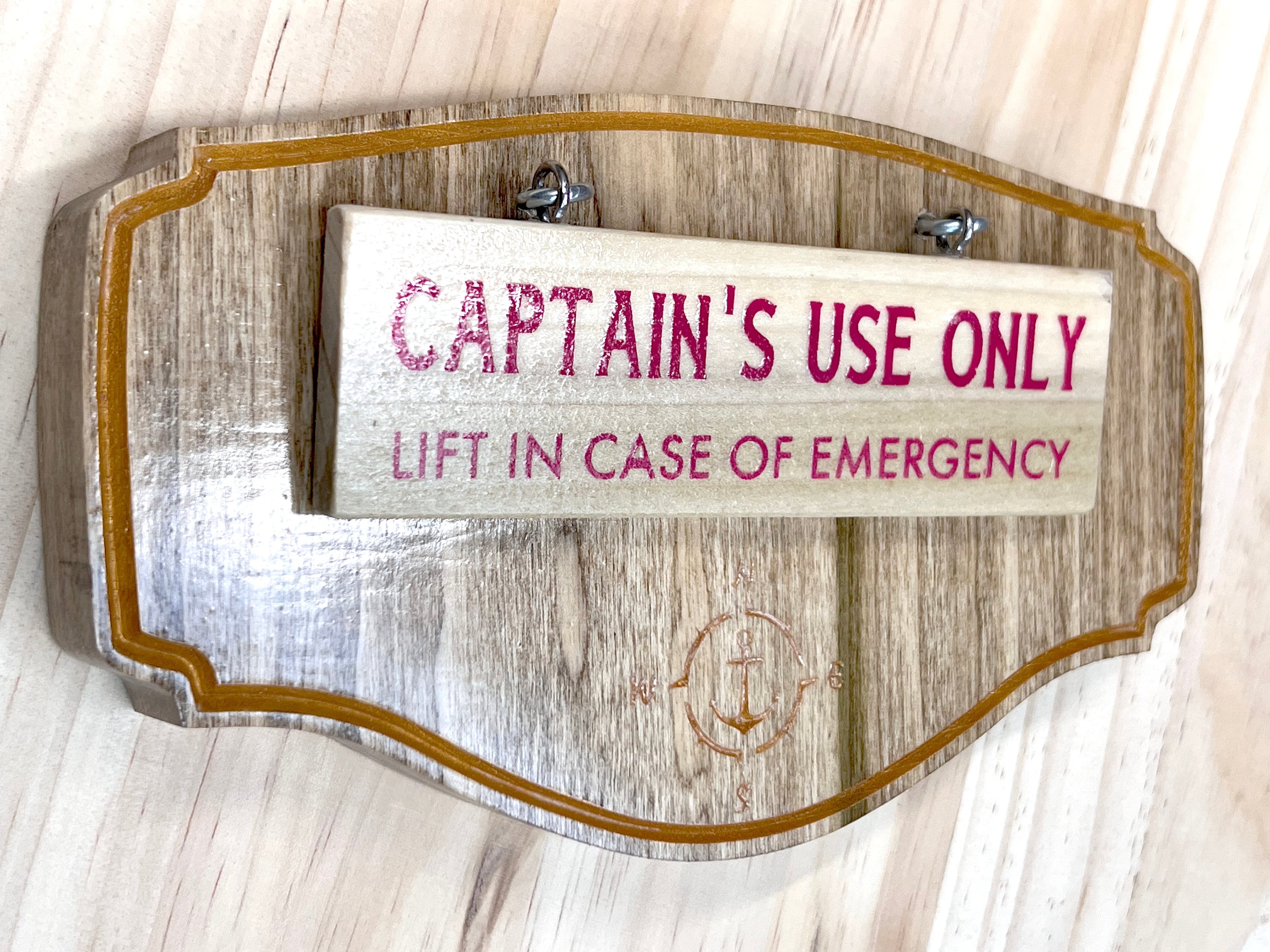 Nautical Captain Boat Sign/ Maritime Decor/nautical Decor/ Boat Sign ...