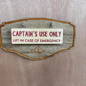 Nautical Captain Boat Sign/ Maritime Decor/nautical Decor/ Boat Sign ...