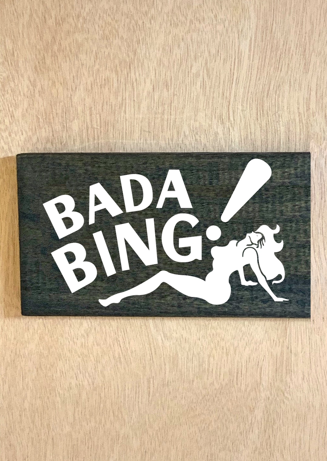 Bada Bing Sign/ Mancave Sign/ TV Sign/ Sopranos Sign/ Sopranos Gifts ...