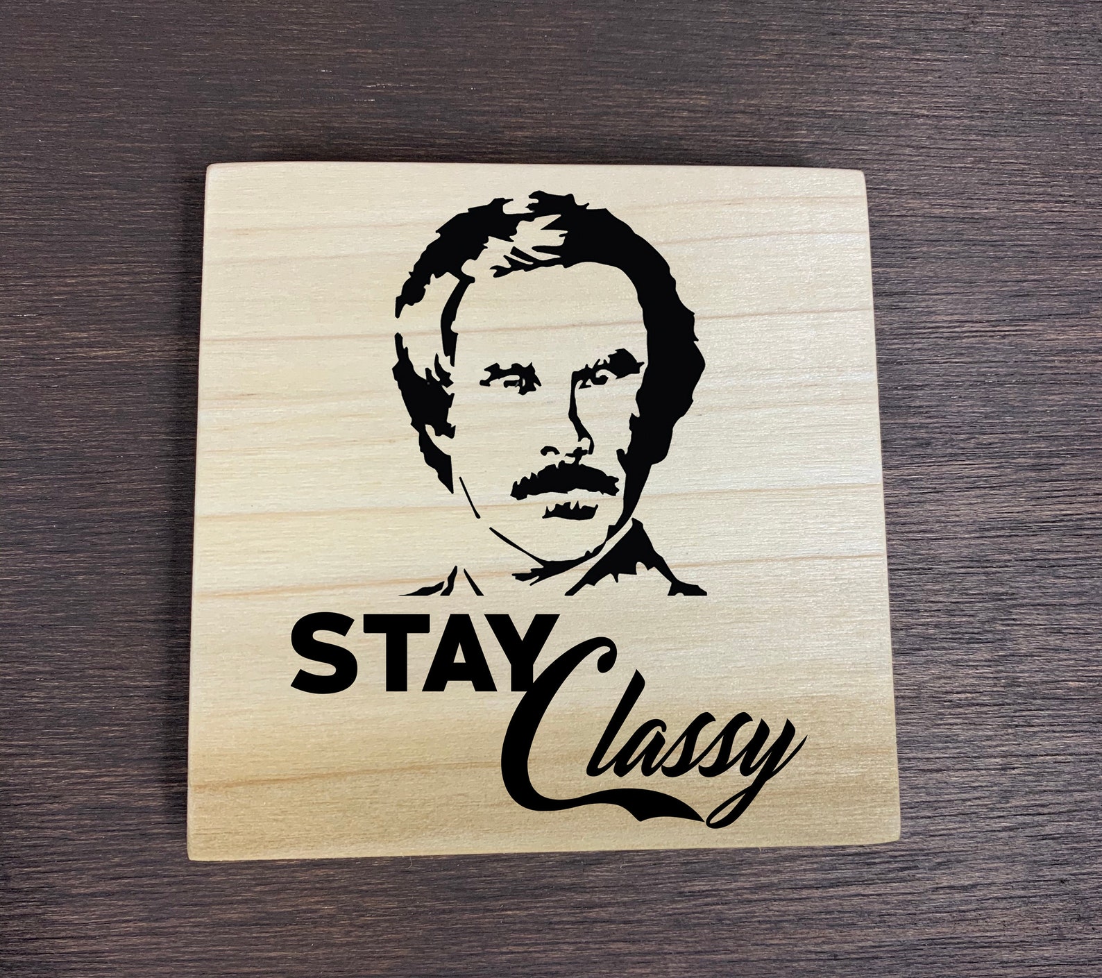 Anchorman Sign/ Man Cave Sign/ Bar Sign/ Man Cave Decor/ Home Decor ...