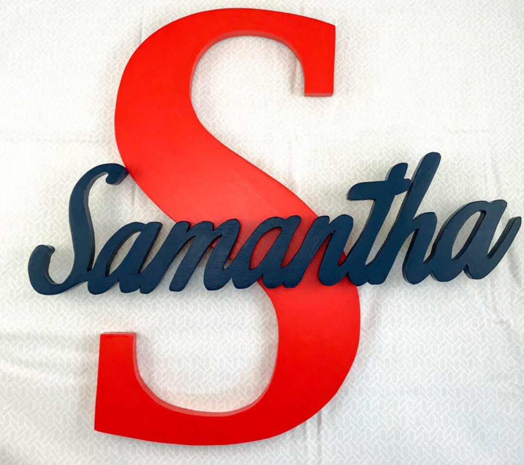 Child Name Sign/ Baby Nursery Name Sign/ Personalized Name Sign ...