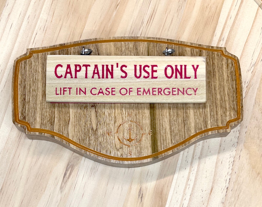 Nautical Captain Boat Sign/ Maritime Decor/nautical Decor/ Boat Sign ...