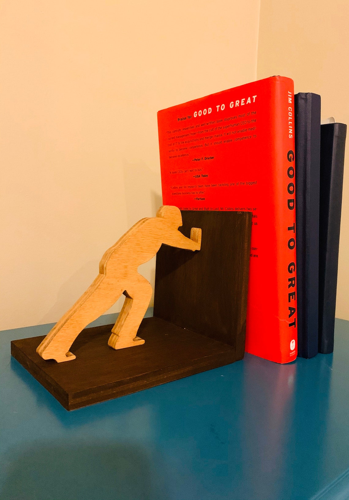 Book End/ Bookend/ Wood Bookend | Etsy