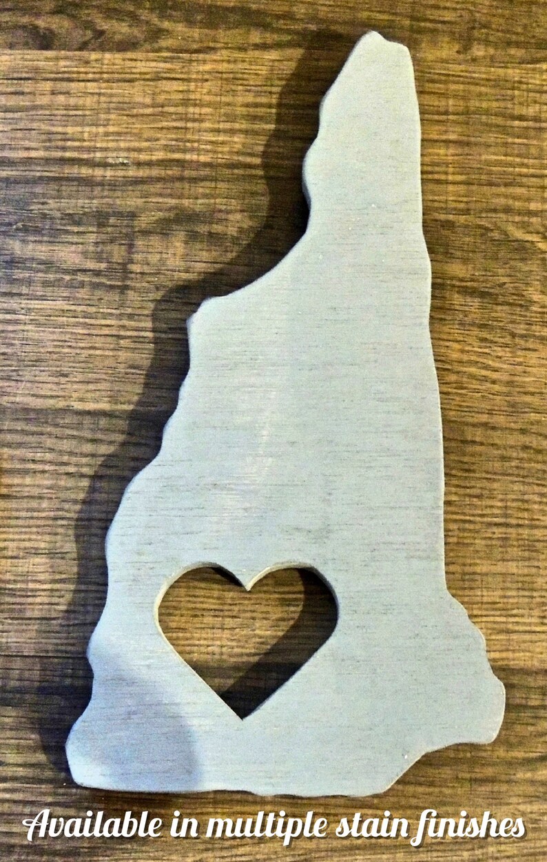 New Hampshire Wall Art Wood Sign/ New Hampshire Decor/ - Etsy