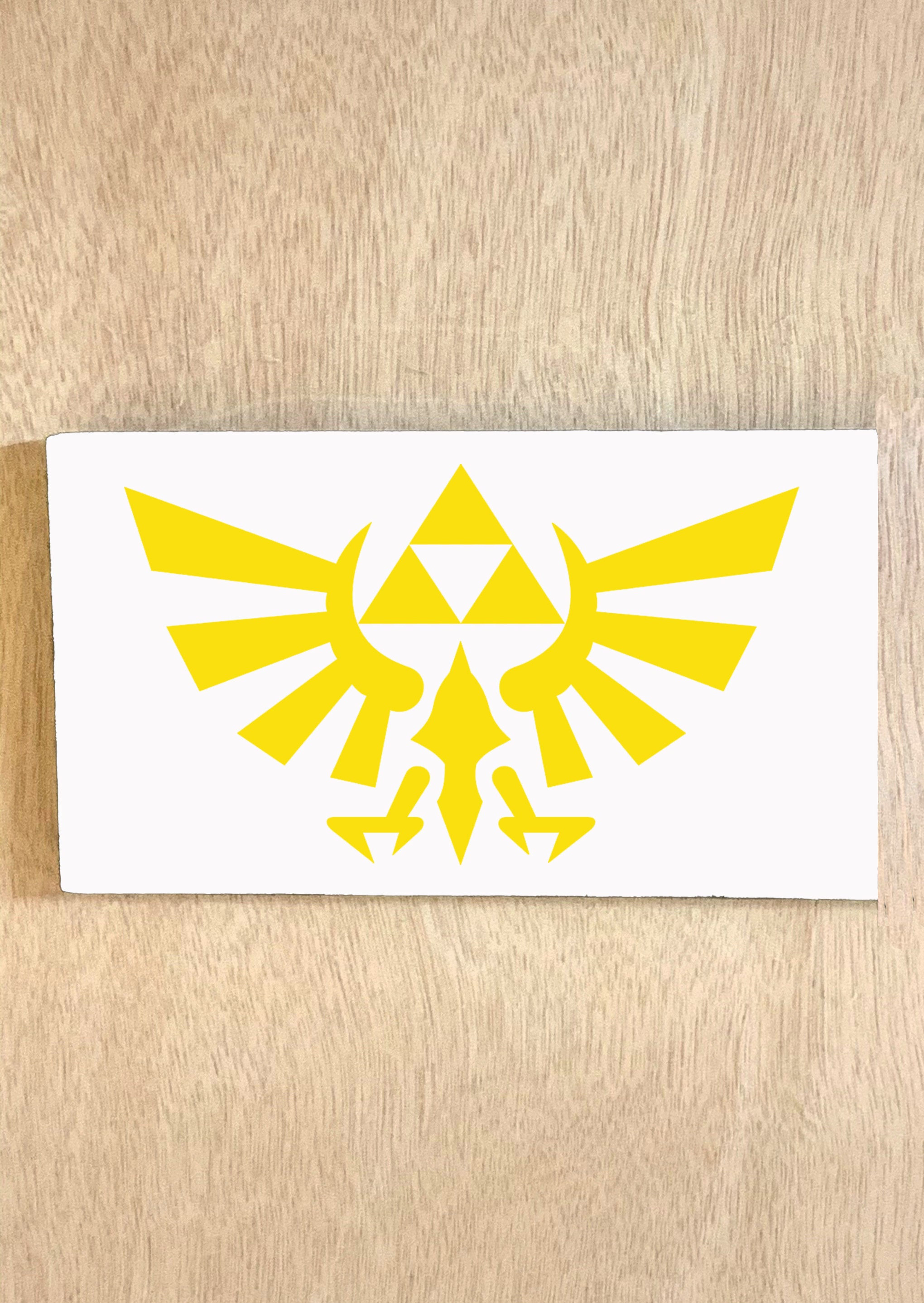Legend of Zelda Triforce Sign/ Hyrule Crest/ Man cave Decor/ | Etsy