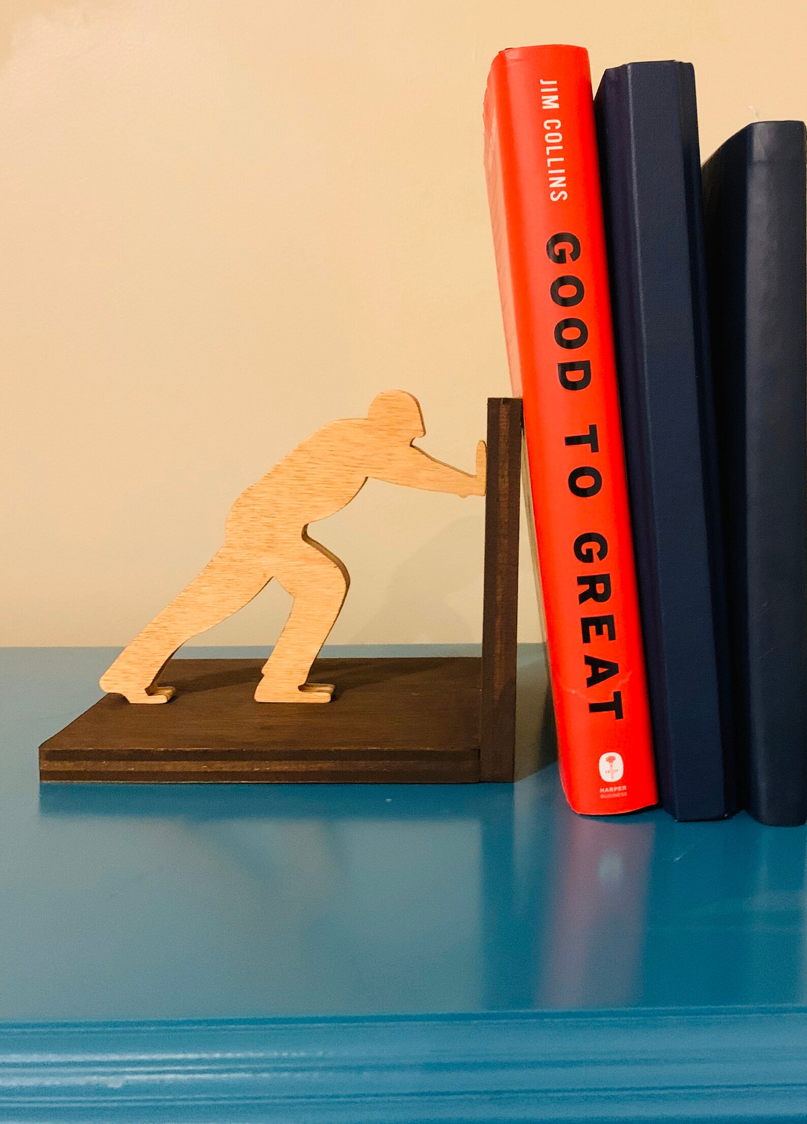 Book End/ Bookend/ Wood Bookend - Etsy