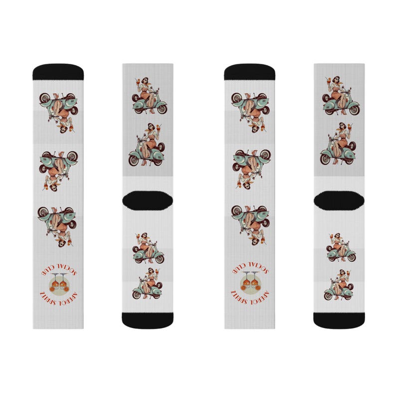 Aperol Spritz Party Fun Gift Socks, Aperol Lovers, Custom Printed ...