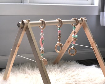 Wood play gym | Etsy