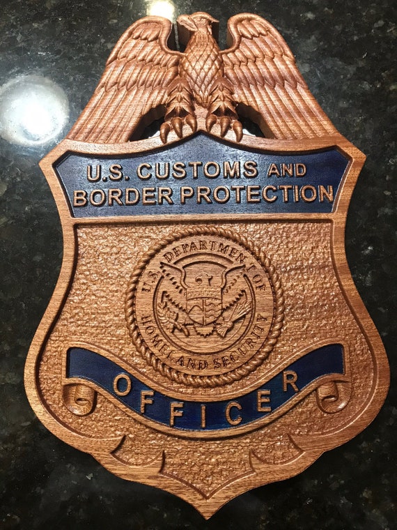 Customs and Border Protection CBP Officer Badge | Etsy