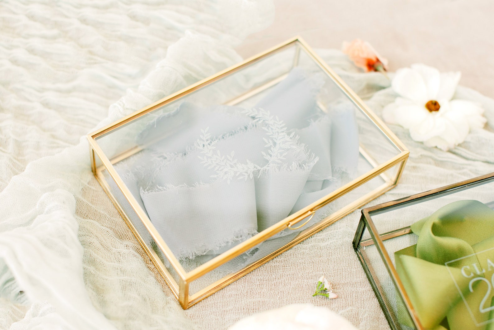 GOLD Glass Box 8x10 Photo Box Proof Print Packaging | Etsy