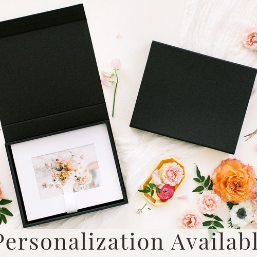 GOLD Glass Box 8x10 Photo Box Proof Print Packaging - Etsy