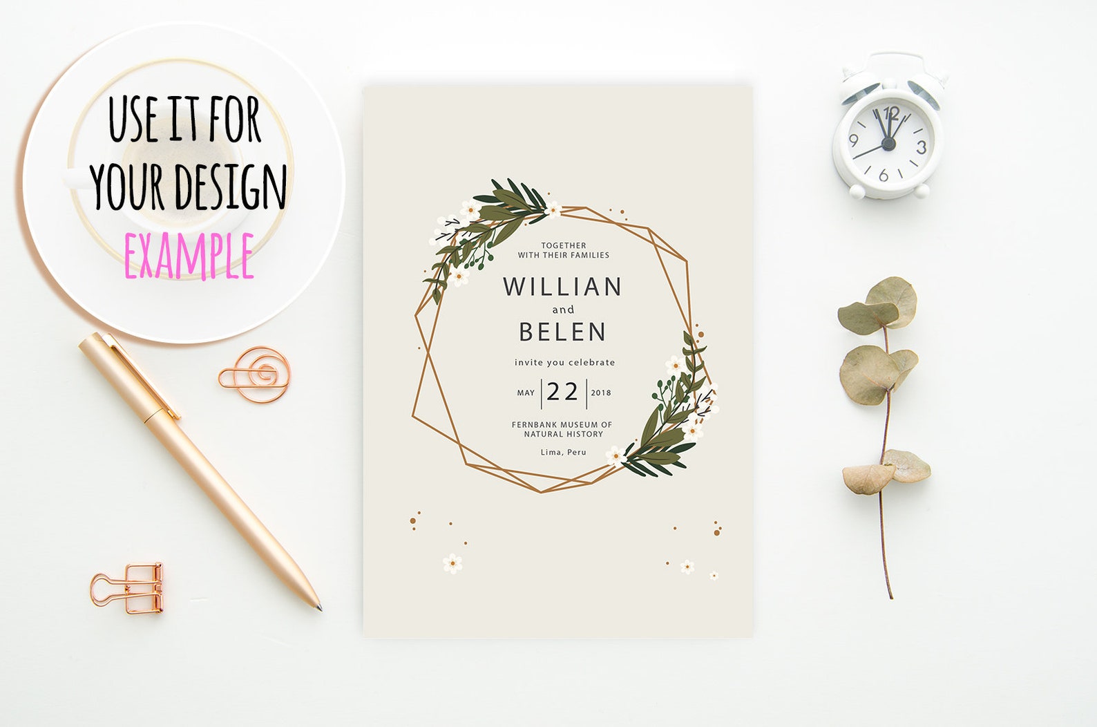 Card Mock up Invitation Mockup Styled Mock up Photography Flat - Etsy