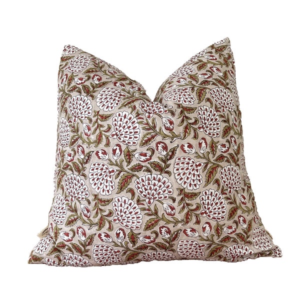 Block Print Pillows - Etsy