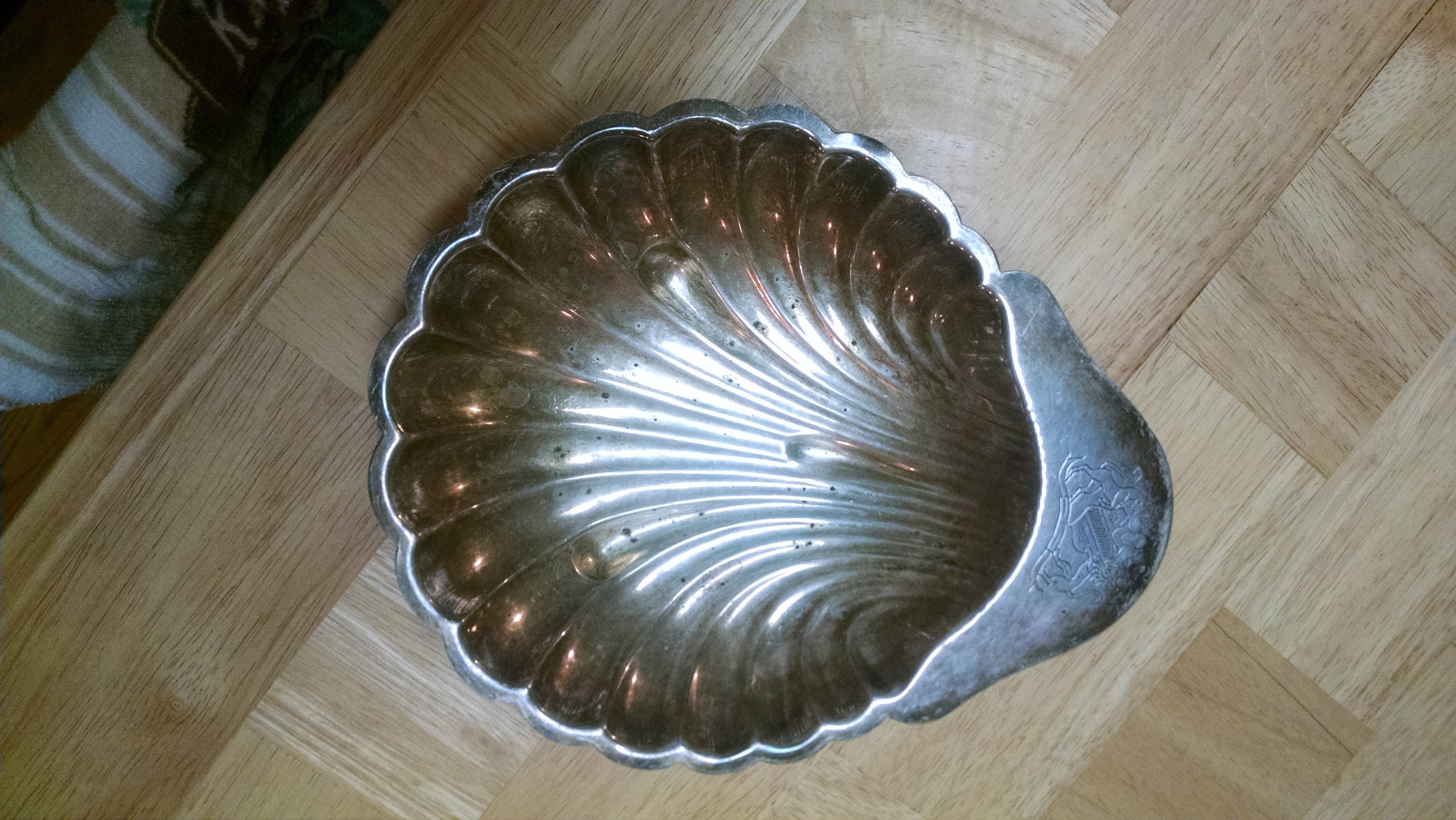 Silver Plated Shell Serving Dish - Etsy UK