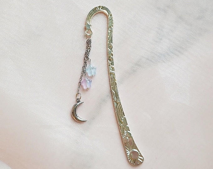 Sun and Moon Bookmark, Stars Bookmark, Celestial Bookmark, Fantasy ...