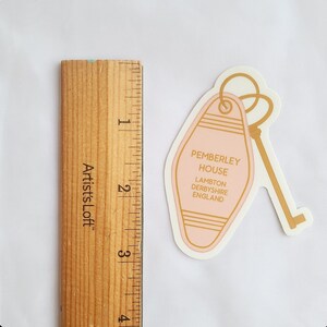Pride and Prejudice Sticker, Pemberley Sticker, Jane Austen Sticker ...