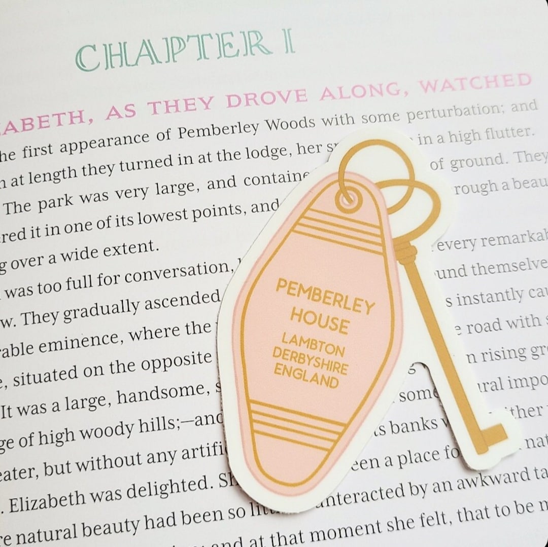 Pride and Prejudice Sticker, Pemberley Sticker, Jane Austen Sticker ...