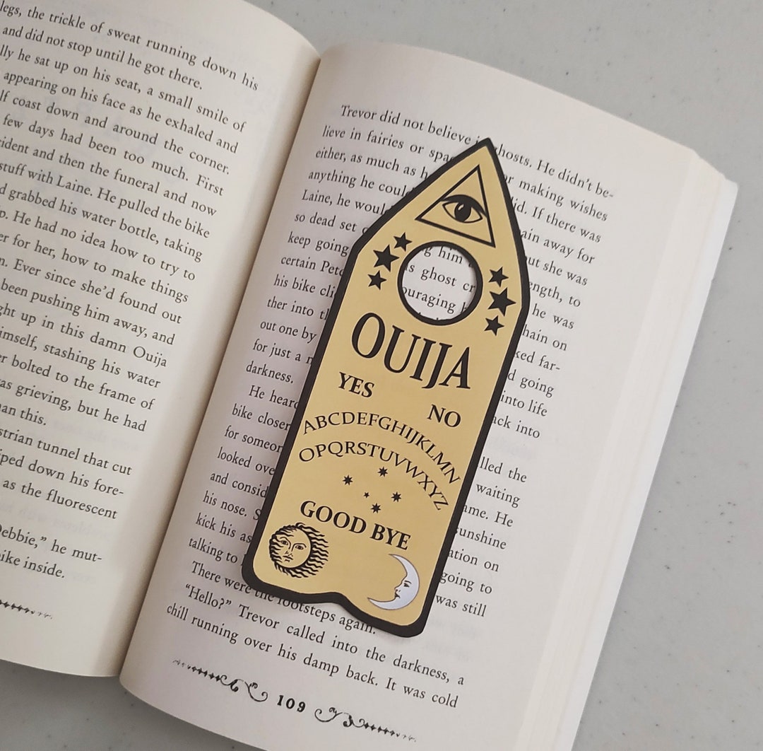Ouija Board Bookmark Printable Book Lover Gift - Etsy