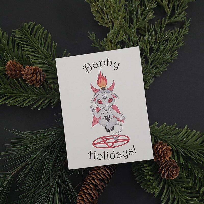 Satanic Christmas - Etsy