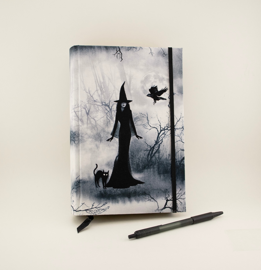 Book of Shadows Witch Sketchbook Grimoire Pagan Stationery Handmade ...